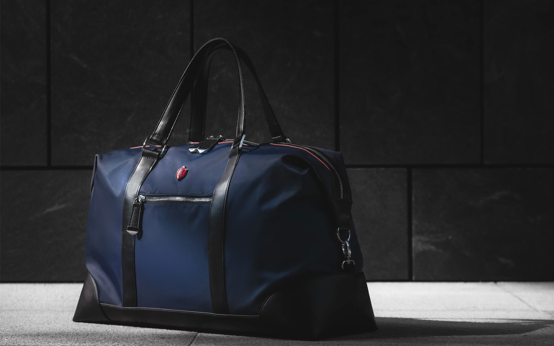 Blue Duffel Bag| Blue Business Attire | Krimcode