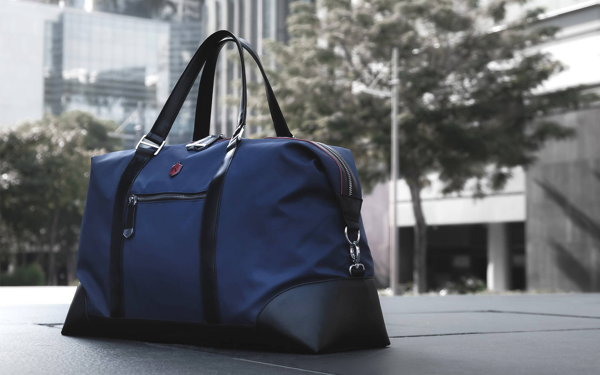 Blue Duffel Bag| Blue Business Attire | Krimcode